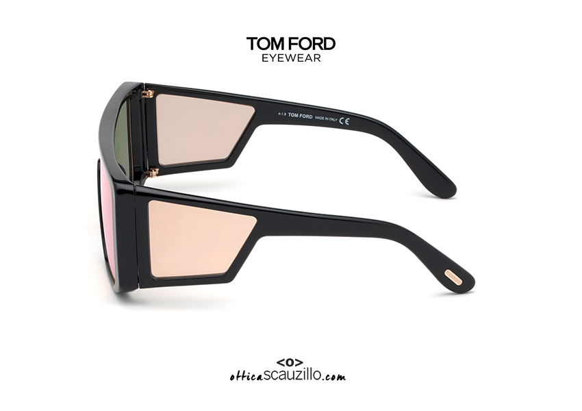 Sunglasses TOM FORD ATTICUS FT710 col.01Z black pink | Occhiali ...