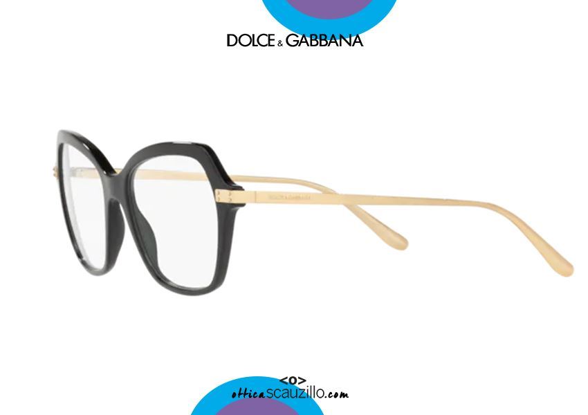 Dolce&Gabbana DG3311 oversized square eyeglasses col. 501 gold and ...