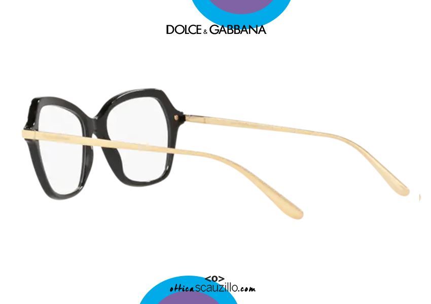 Dolce&Gabbana DG3311 oversized square eyeglasses col. 501 gold and ...