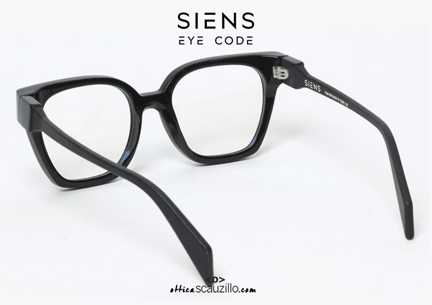 SIENS EYE CODE 068 black butterfly squared eyeglasses | Occhiali ...