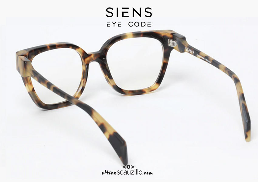 SIENS EYE CODE 068 yellow havana tokyo butterfly square eyeglasses ...