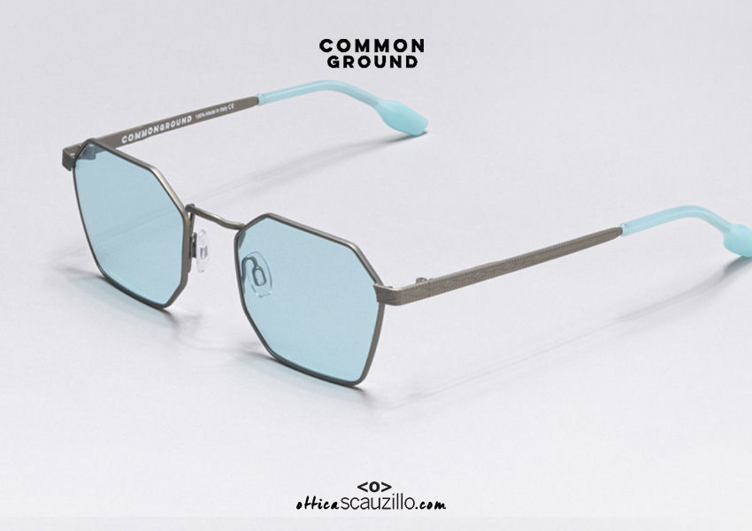 COMMONGROUND CU See You silver metal hexagon sunglasses | Occhiali ...