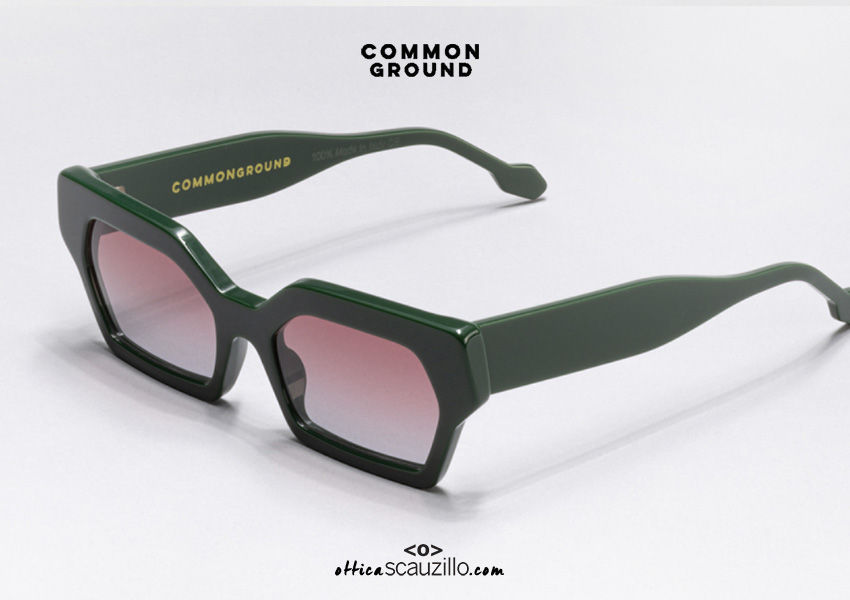 Rectangular cat eye sunglasses COMMONGROUND XOXO Hugs and Kisses col ...