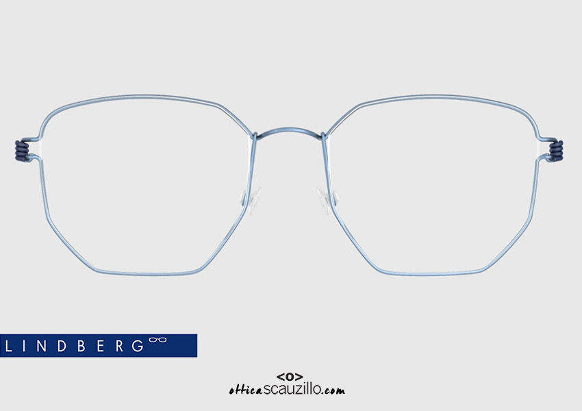 Geometric eyeglasses LINDBERG Air Titanium Rim ESBEN col. 20-U13 light ...
